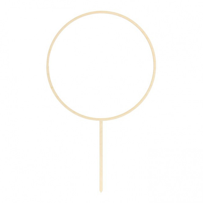 Topper rond en bois à décorer - party deco