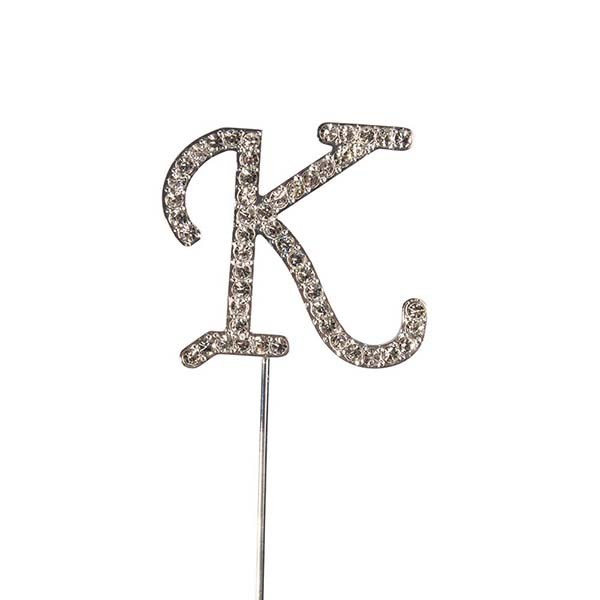 Lettre K en strass
